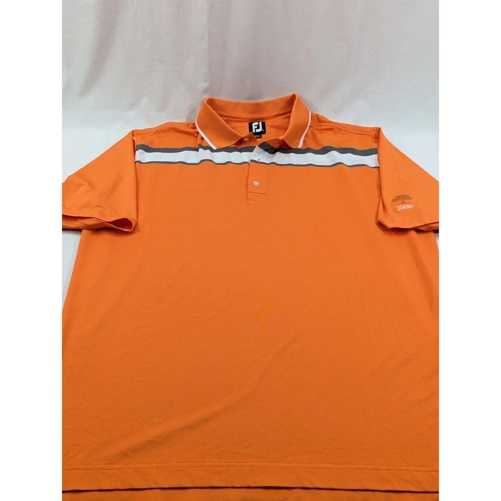 FootJoy | Shirts | Footjoy Polo Shirt Mens Extra Large Orange Golf ...